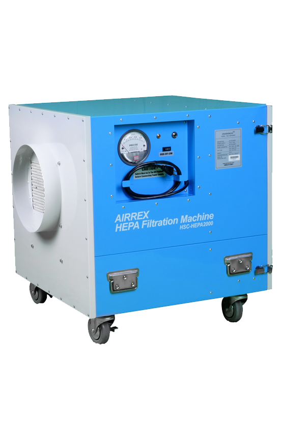 TEMP-AIR Airrex Portable Air Scrubber HSC-HEPA2000 - 1,950 CFM — Air ...